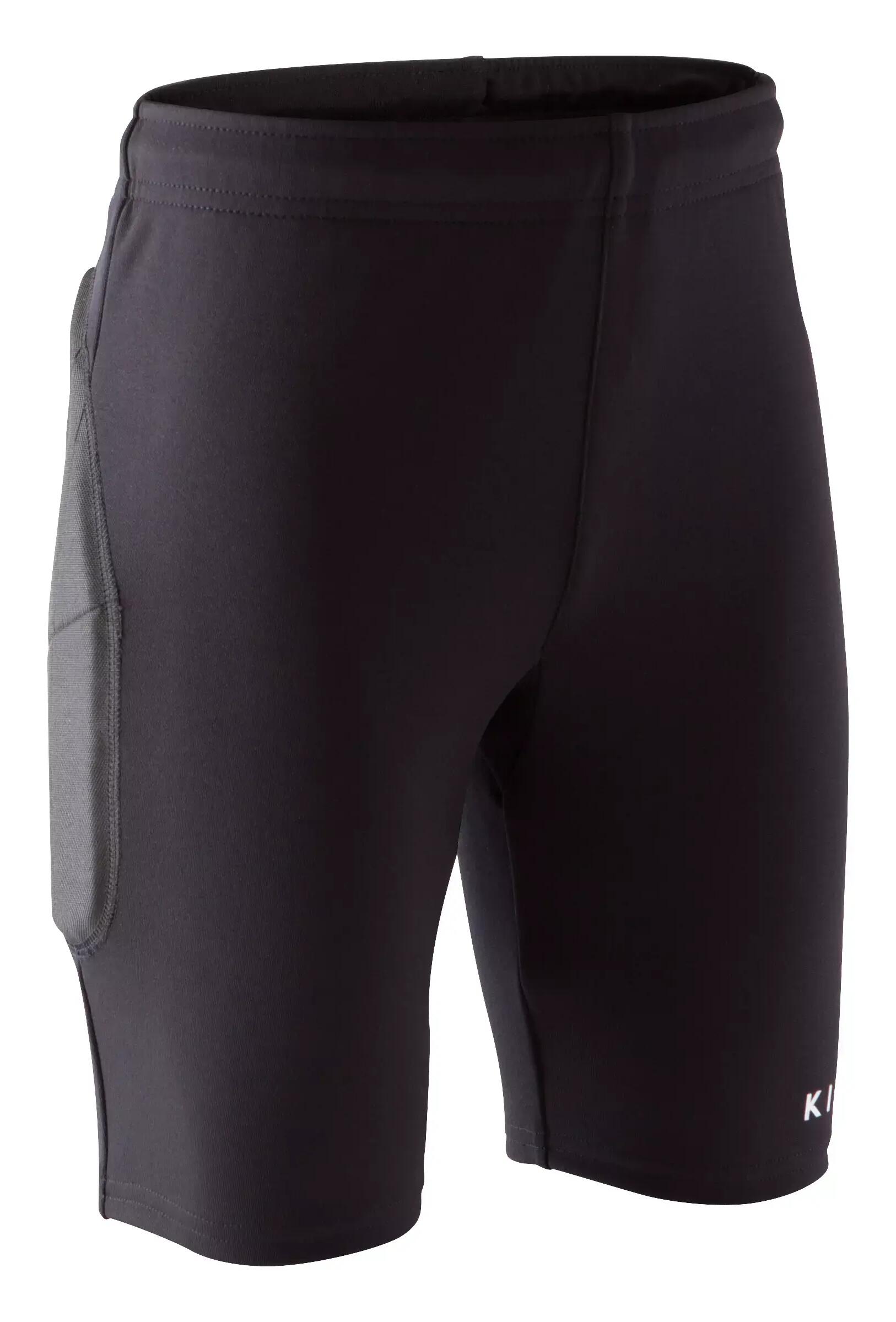 SHORT POUR GARDIEN DE BUT ENFANT KIPSTA F100 - NOIR