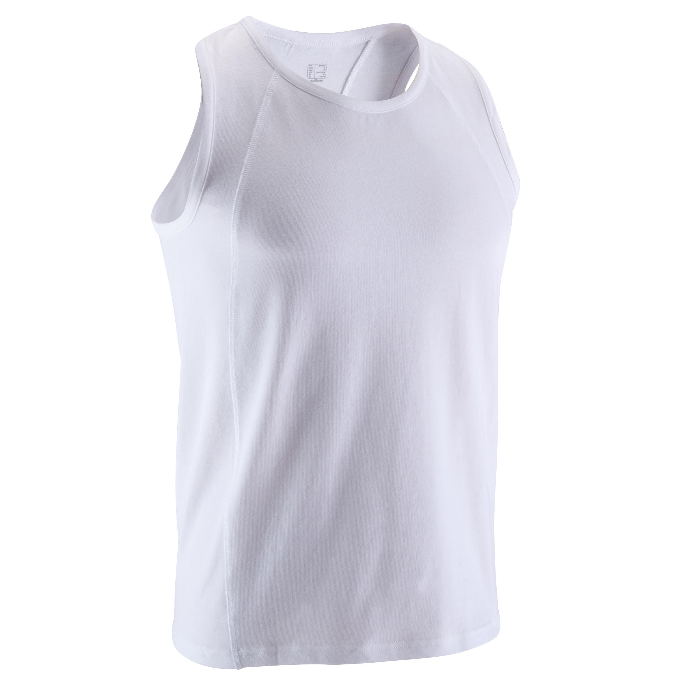 Dry Skin Bodybuilding Tank Top - White - Decathlon