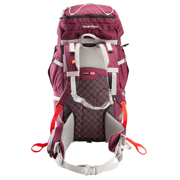 Trekkingrucksack EasyFit 50 Liter Damen violett Quechua - DECATHLON