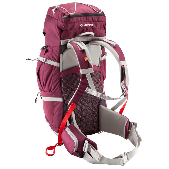 Trekkingrucksack EasyFit 50 Liter Damen violett Quechua - DECATHLON