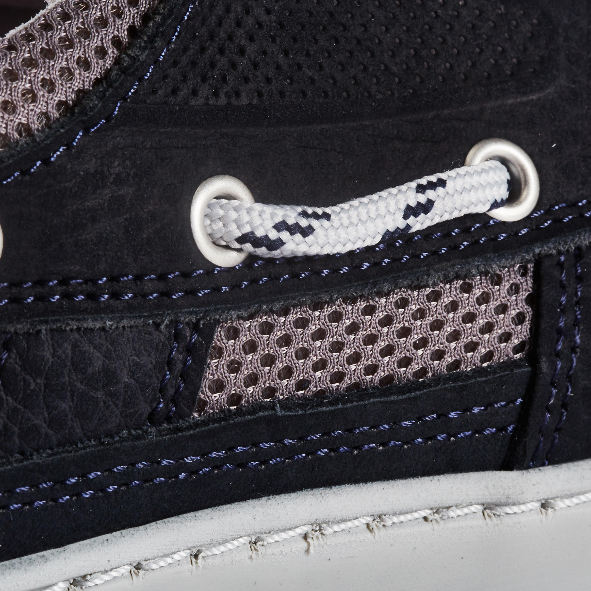 CLIPPER Men's Leather Boat Shoes - Blue TRIBORD | Decathlon