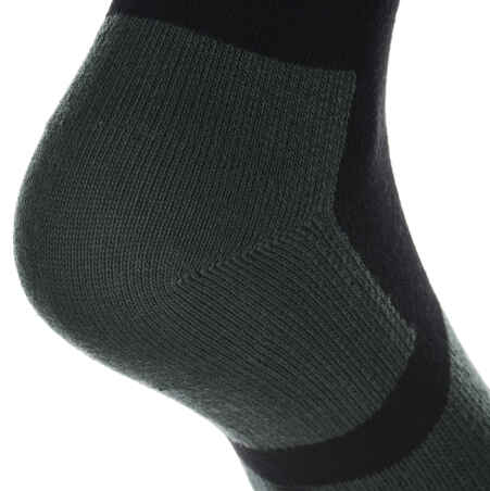 RS 160 High Sports Socks 6-Pack - Khaki/Black - Décathlon