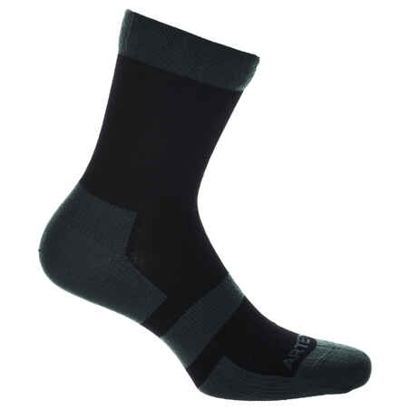 RS 160 High Sports Socks 6-Pack - Khaki/Black - Décathlon