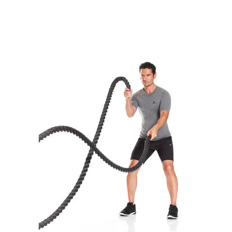 Corde ondulatoire CrossTraining BATTLE ROPE | Domyos by Decathlon