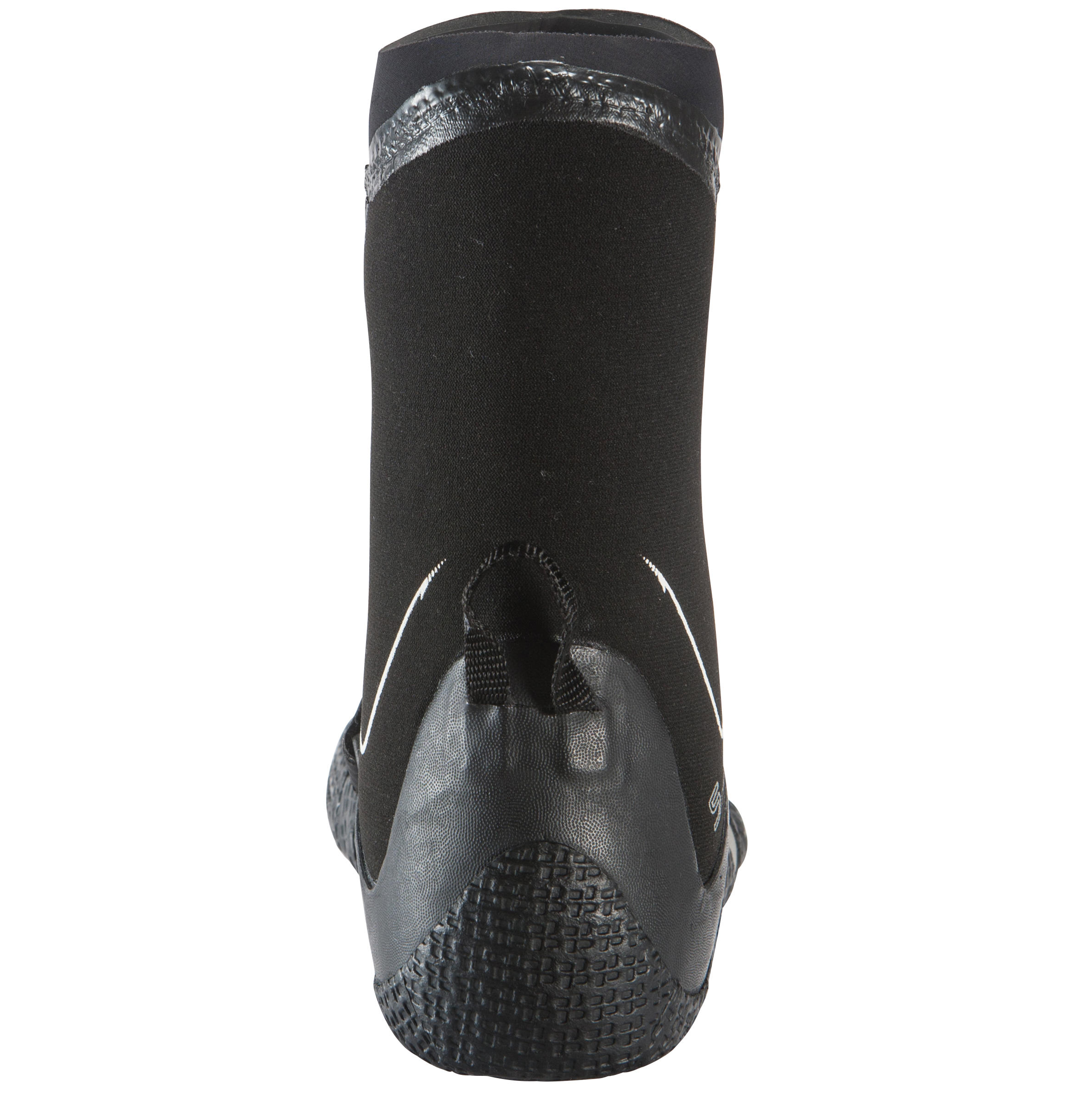 900 Surf Boots 5 mm Neoprene - Black - Decathlon