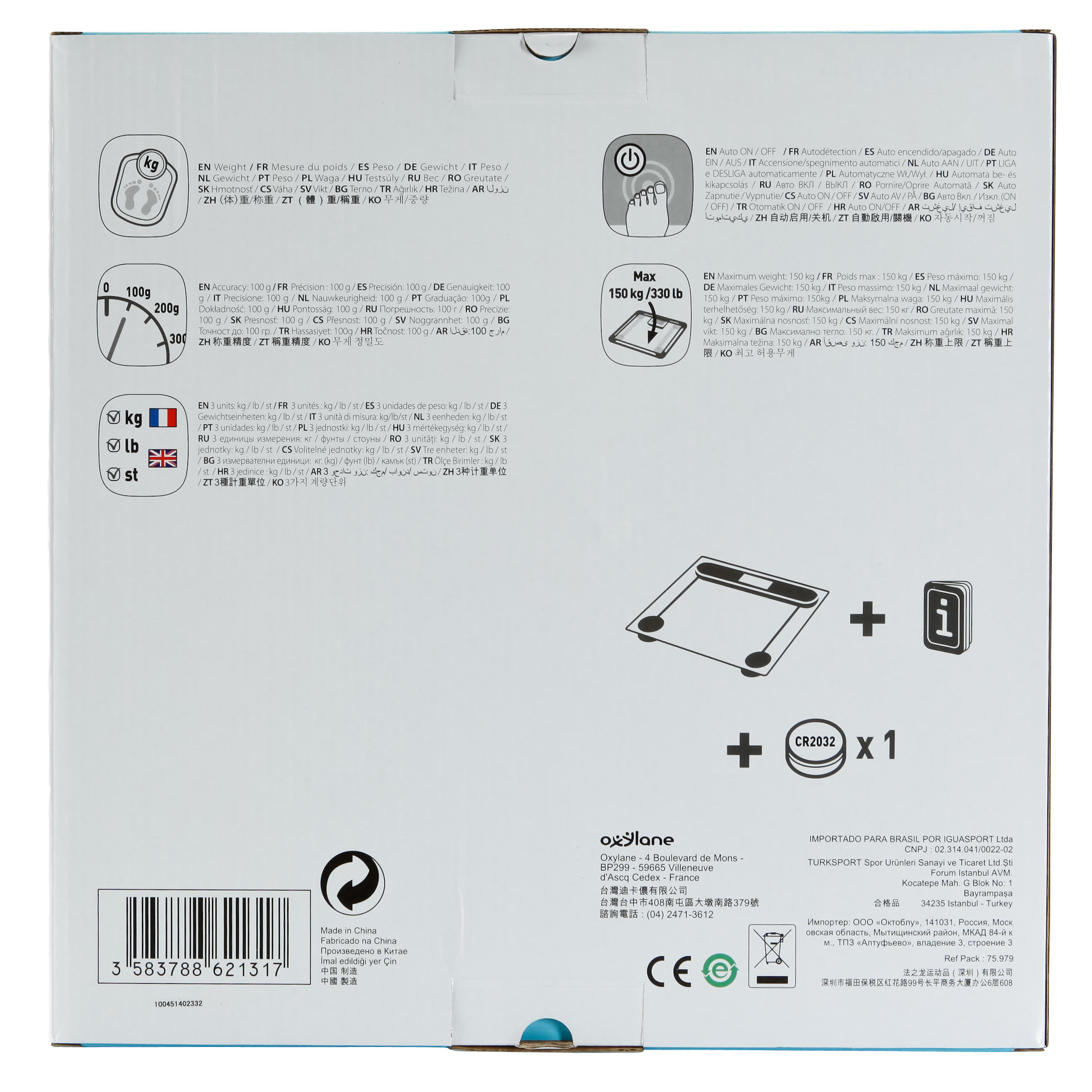 Personenwaage Scale 100 - Decathlon