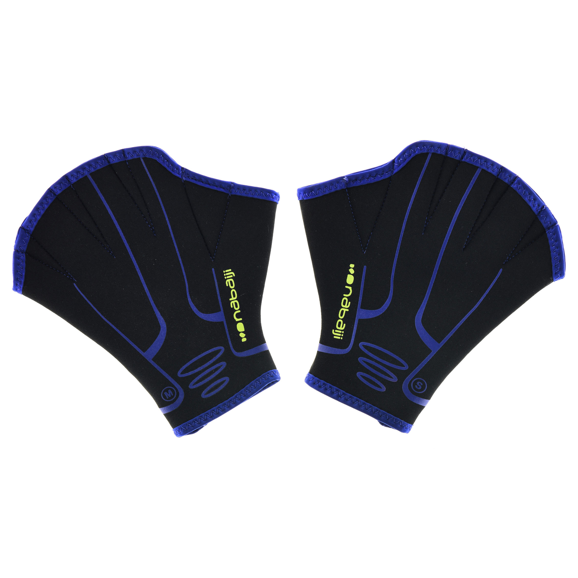 Neoprene Aquafitness Gloves - Black - Decathlon