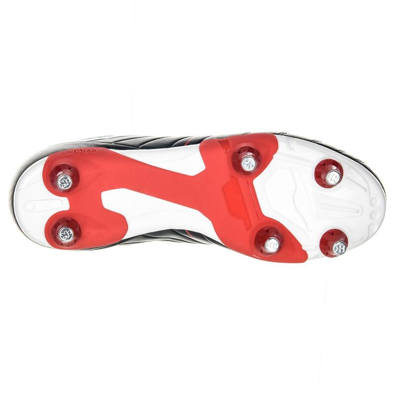 Kids' Screw-In 6-Stud Rugby Boots Agility R500 SG - Red OFFLOAD - Decathlon