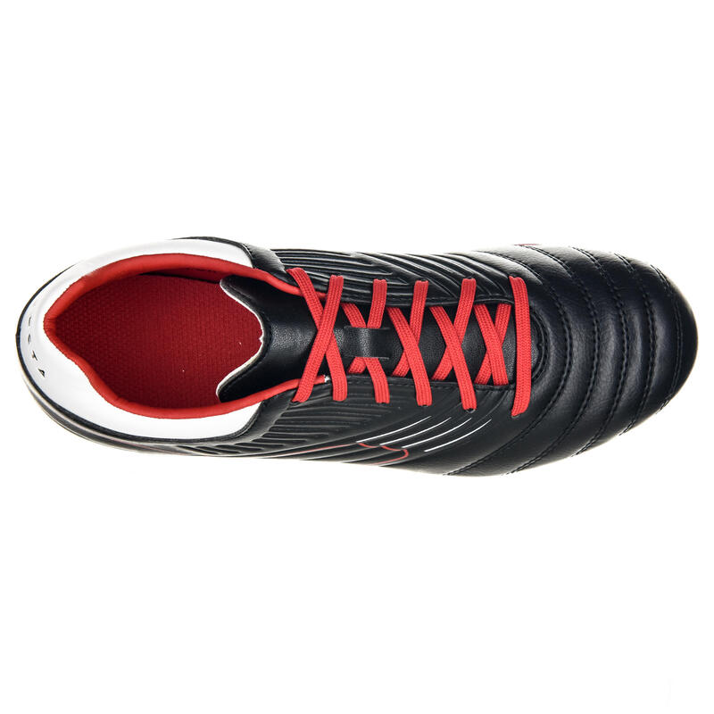 Kids' Screw-In 6-Stud Rugby Boots Agility R500 SG - Red OFFLOAD - Decathlon