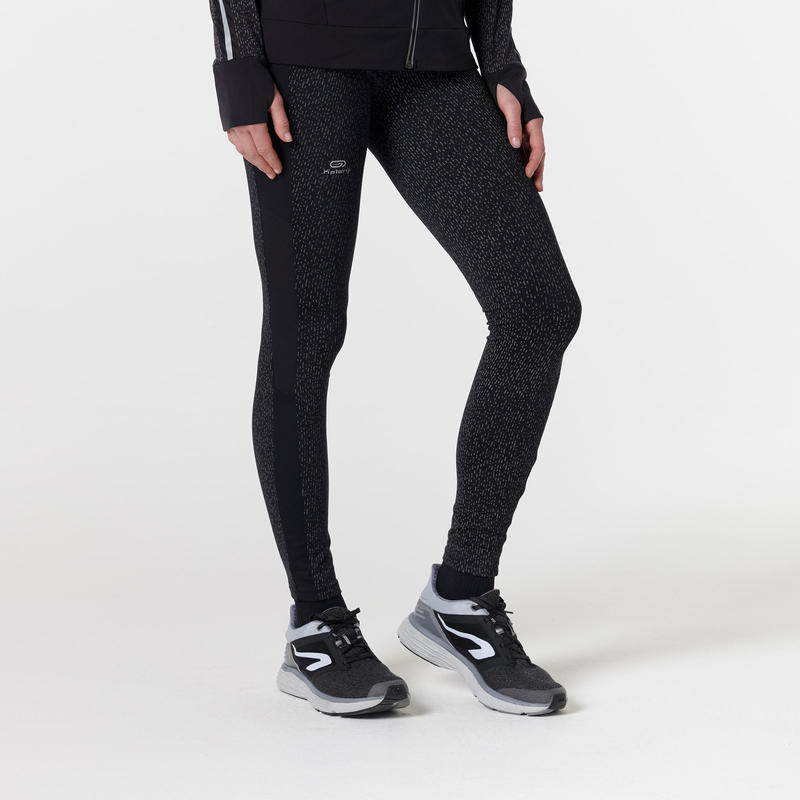 ЖІНОЧІ ЛЕГІНСИ RUN WARM+ ДЛЯ БІГУ - ЧОРНІ - Decathlon