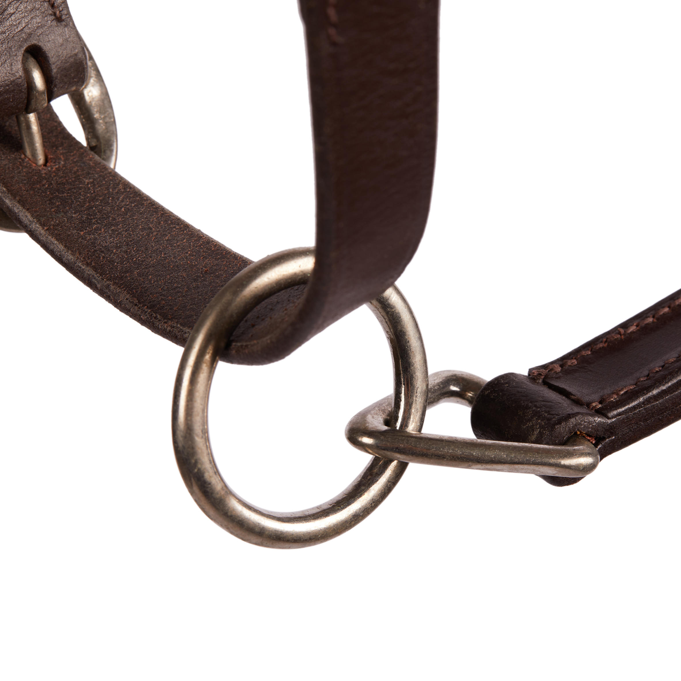 Cabestro equitación fouganza 900 caballo y poni marrón de cuero ...