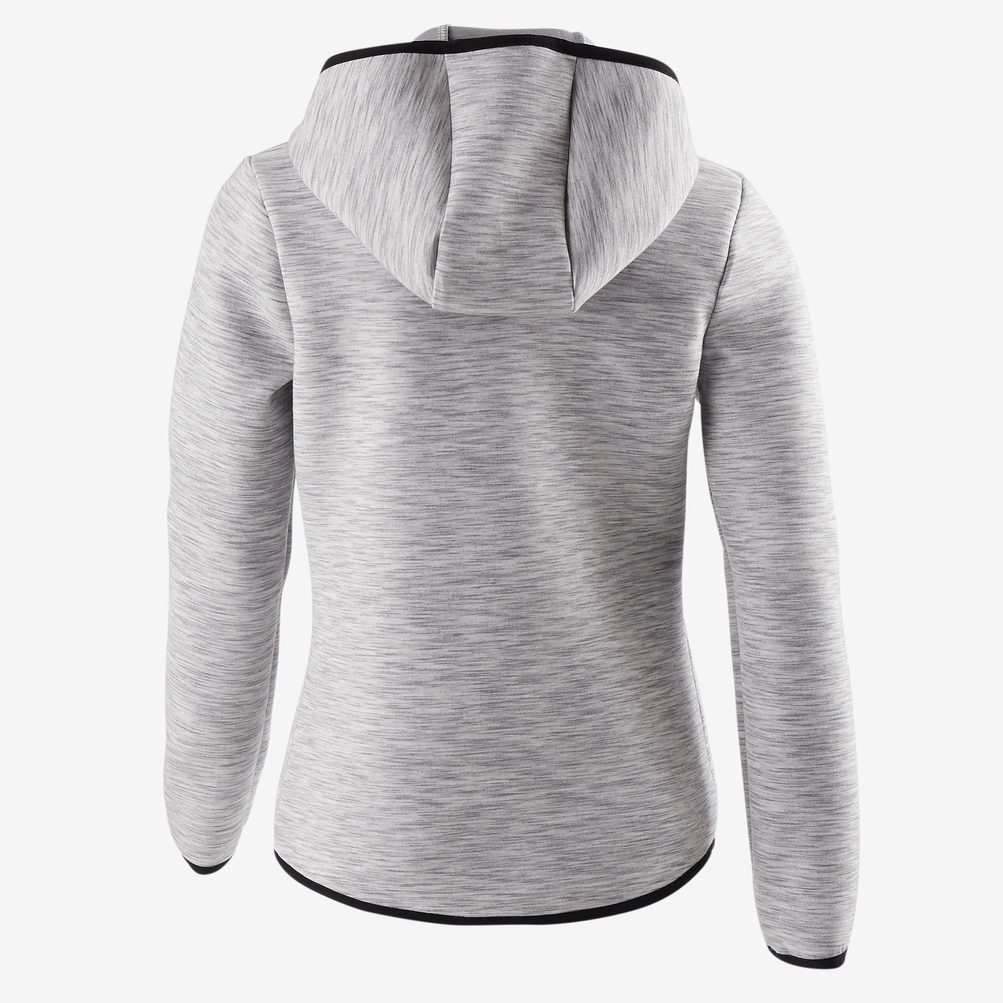 500 Spacer Girls' Gym Jacket - Grey - Decathlon