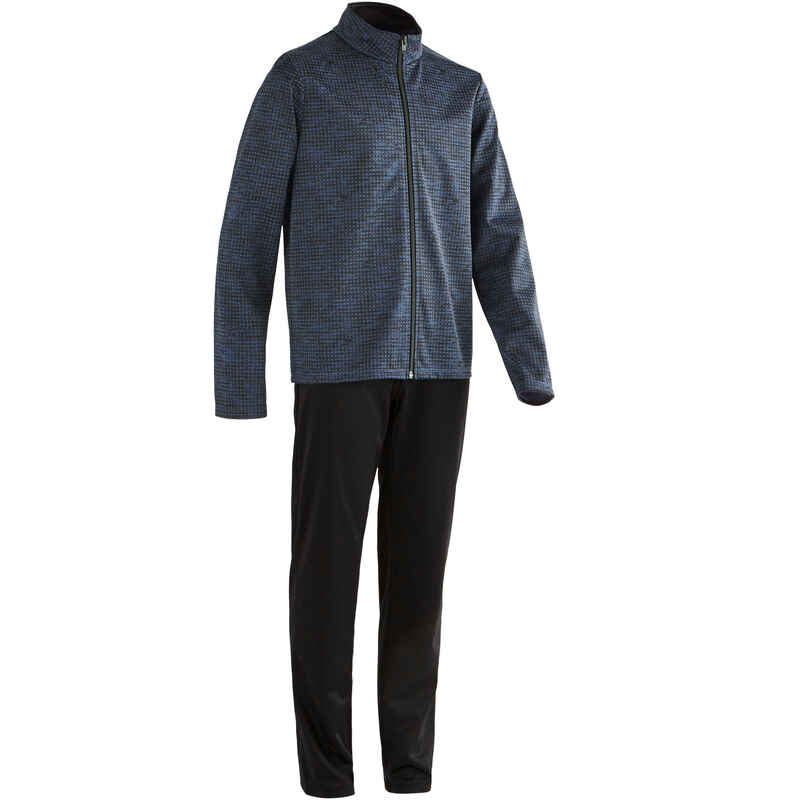 Gym'y Boys' Gym Tracksuit - Black - Decathlon
