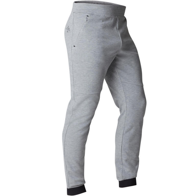560 Slim-Fit Pilates & Gentle Gym Bottoms - Light Grey