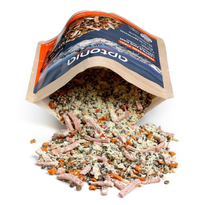 Comida deshidratada trekking MOUNTAIN FOOD pasta y pollo con salsa ...