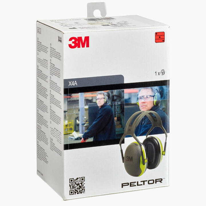 CASQUE ANTI BRUIT PELTOR X4A NOIR VERT PELTOR | Decathlon