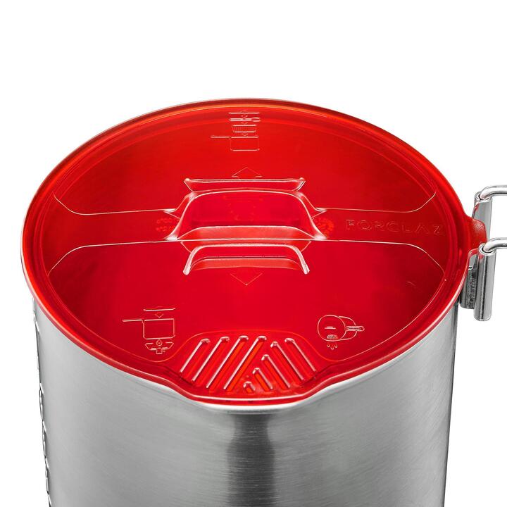 Popote inox de trekking - 1 personne - MT500 FORCLAZ | Decathlon