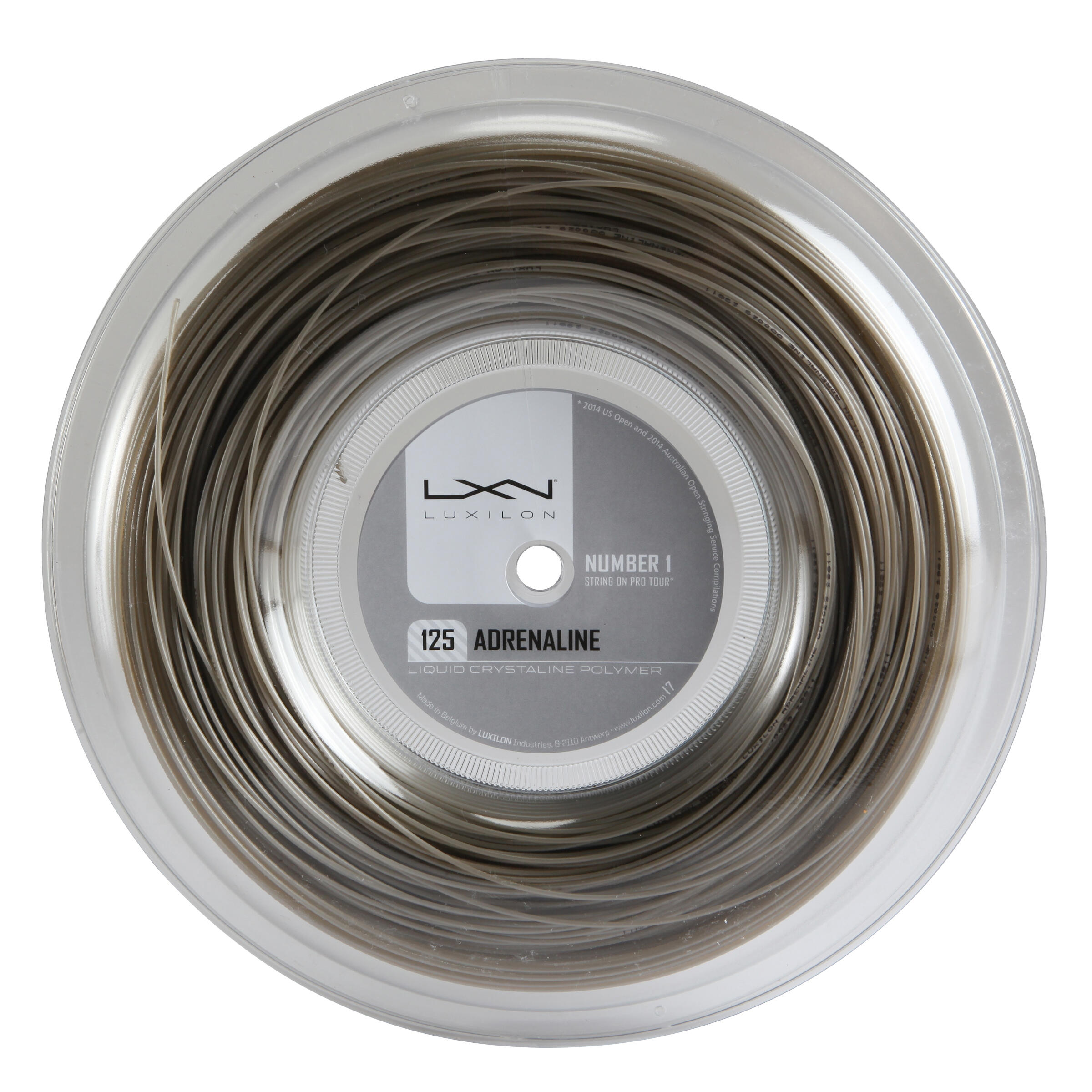Luxilon Adrenaline Tennis Strings 200 m reel - Grey - Decathlon