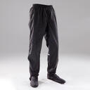 City Cycling Rain Overtrousers with Built-In Overshoes 100 - Black
