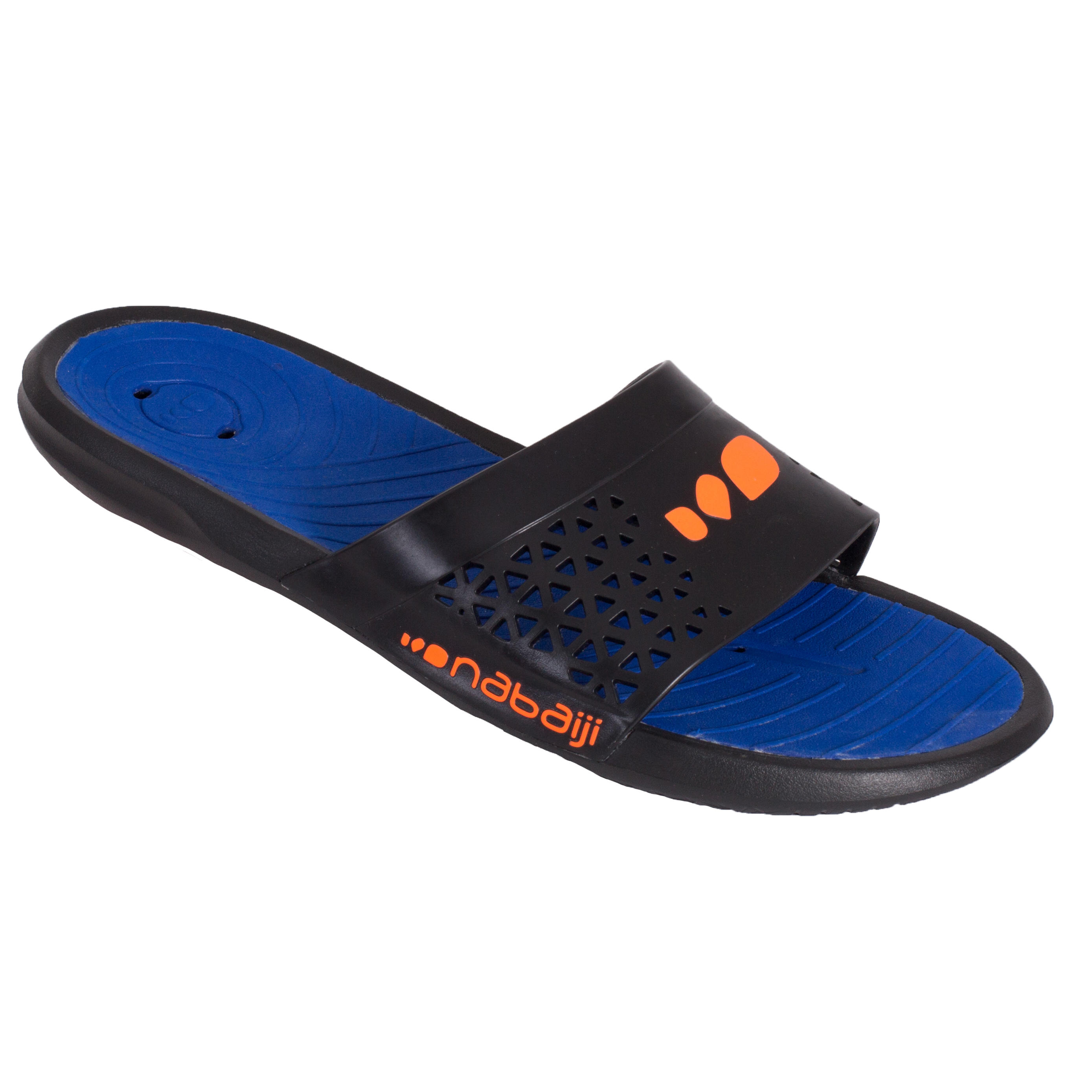 MEN’S SLAP 500 PLUS POOL SANDALS BLUE BLACK - Decathlon