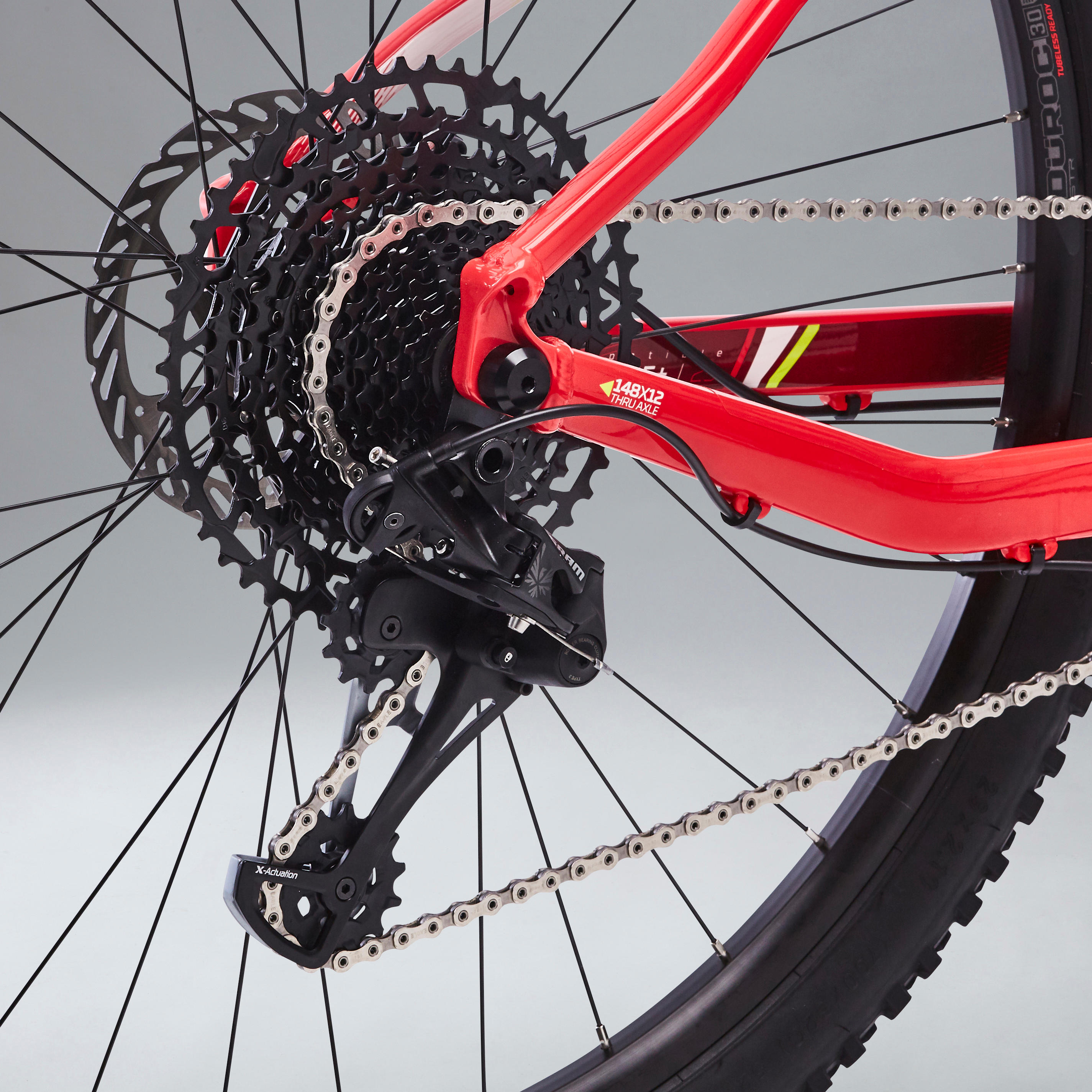 XC 500 29" 12-Speed Mountain Bike - Red - Decathlon