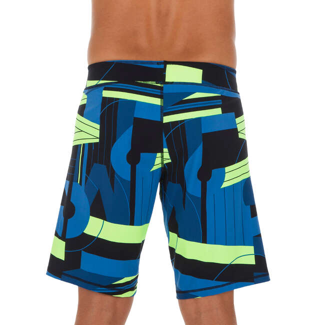 Nabaiji 100 Mens Long Swim Shorts Green Decathlon