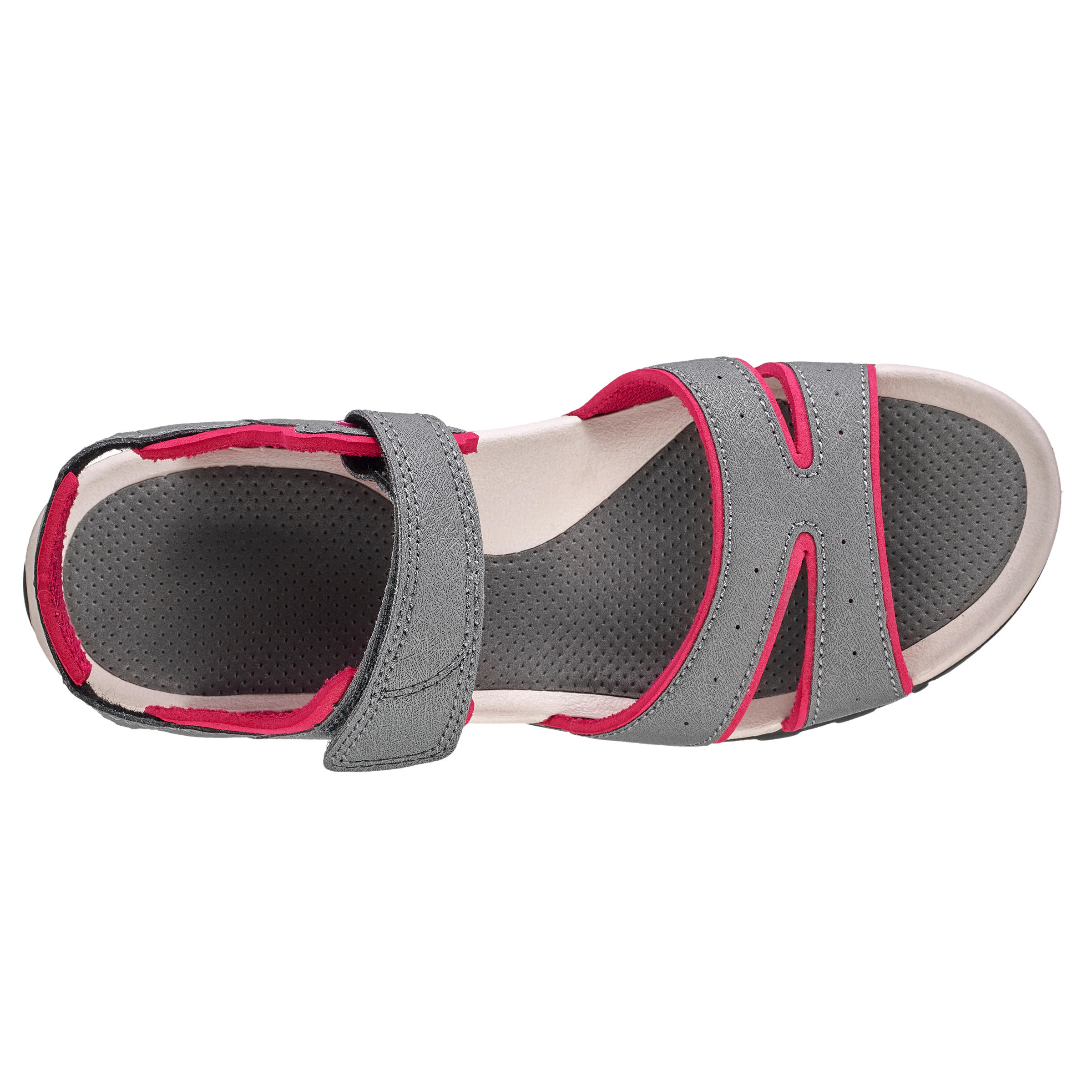 NH 100 Hiking Sandals - Women - Cardinal pink‎ - Quechua - Decathlon