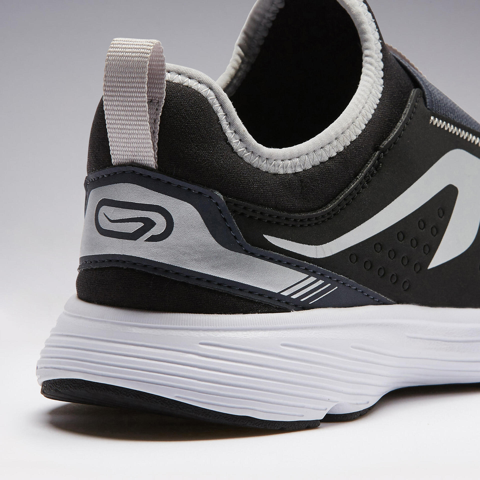 Kids' Running Shoes Run Support Easy - BLACK/GREY