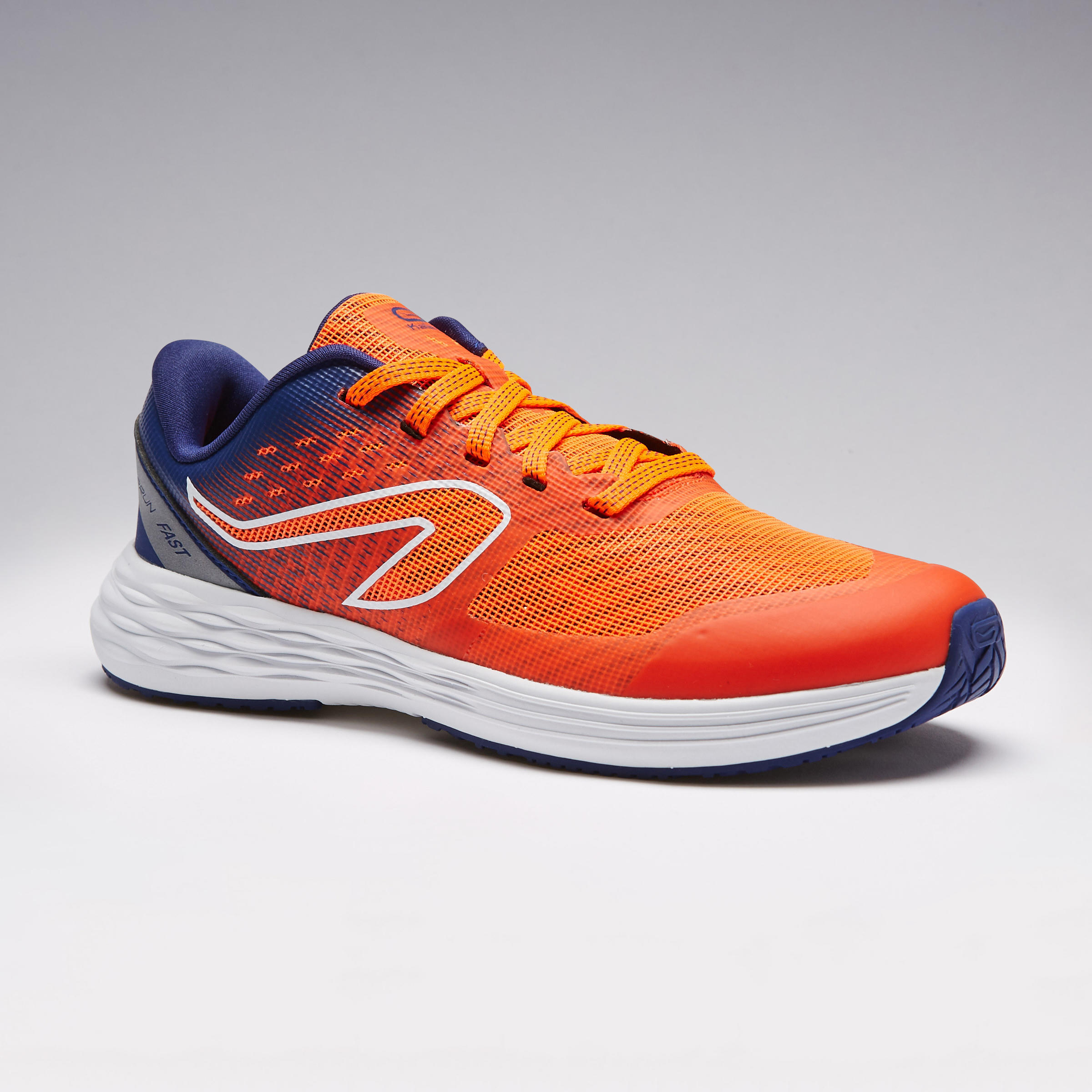 KIPRUN CHILDREN'S ATHLETICS SHOES RED AND BLUE - Decathlon