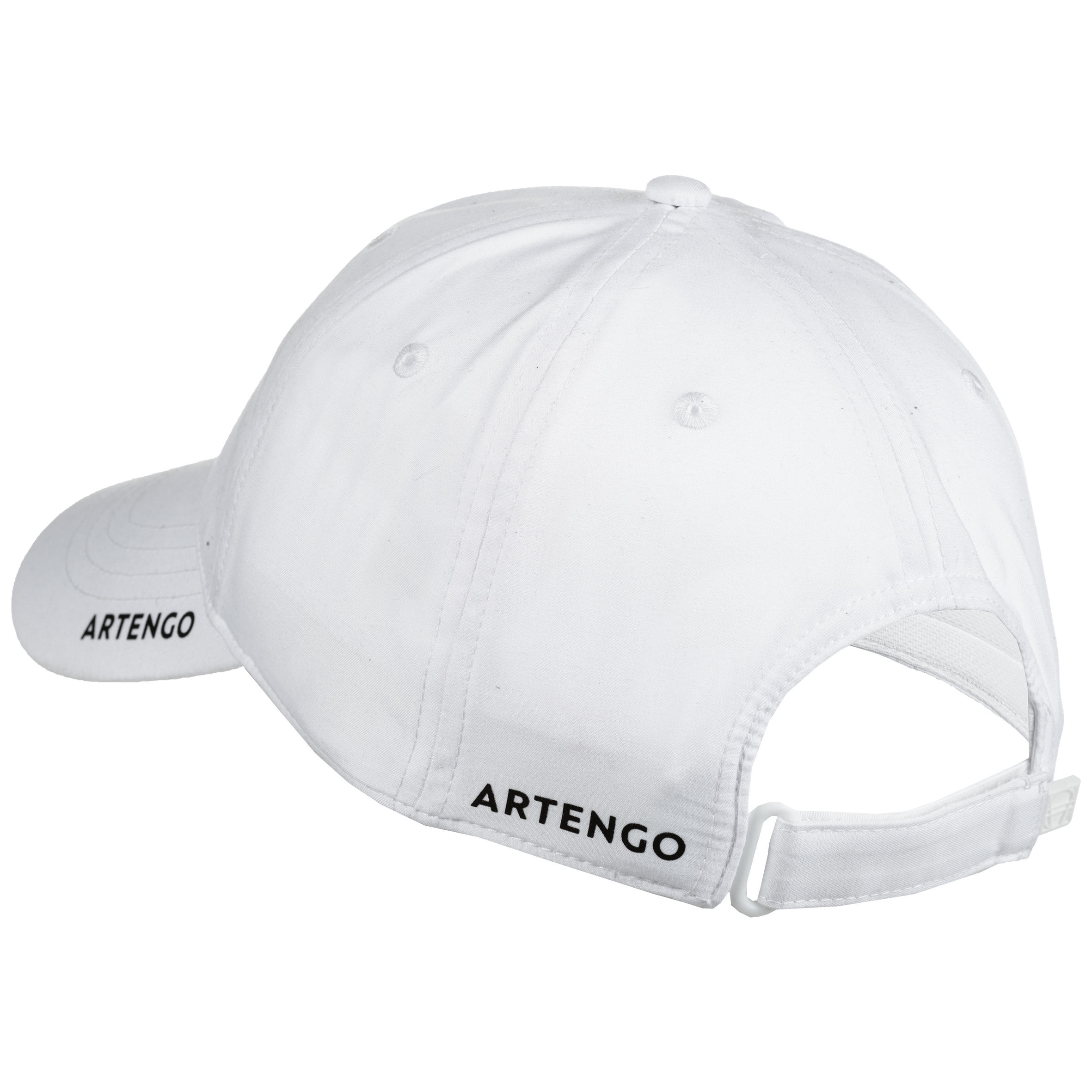 Tennis Cap TC 500 58 cm - White - Snow white, Black, Black - Artengo ...