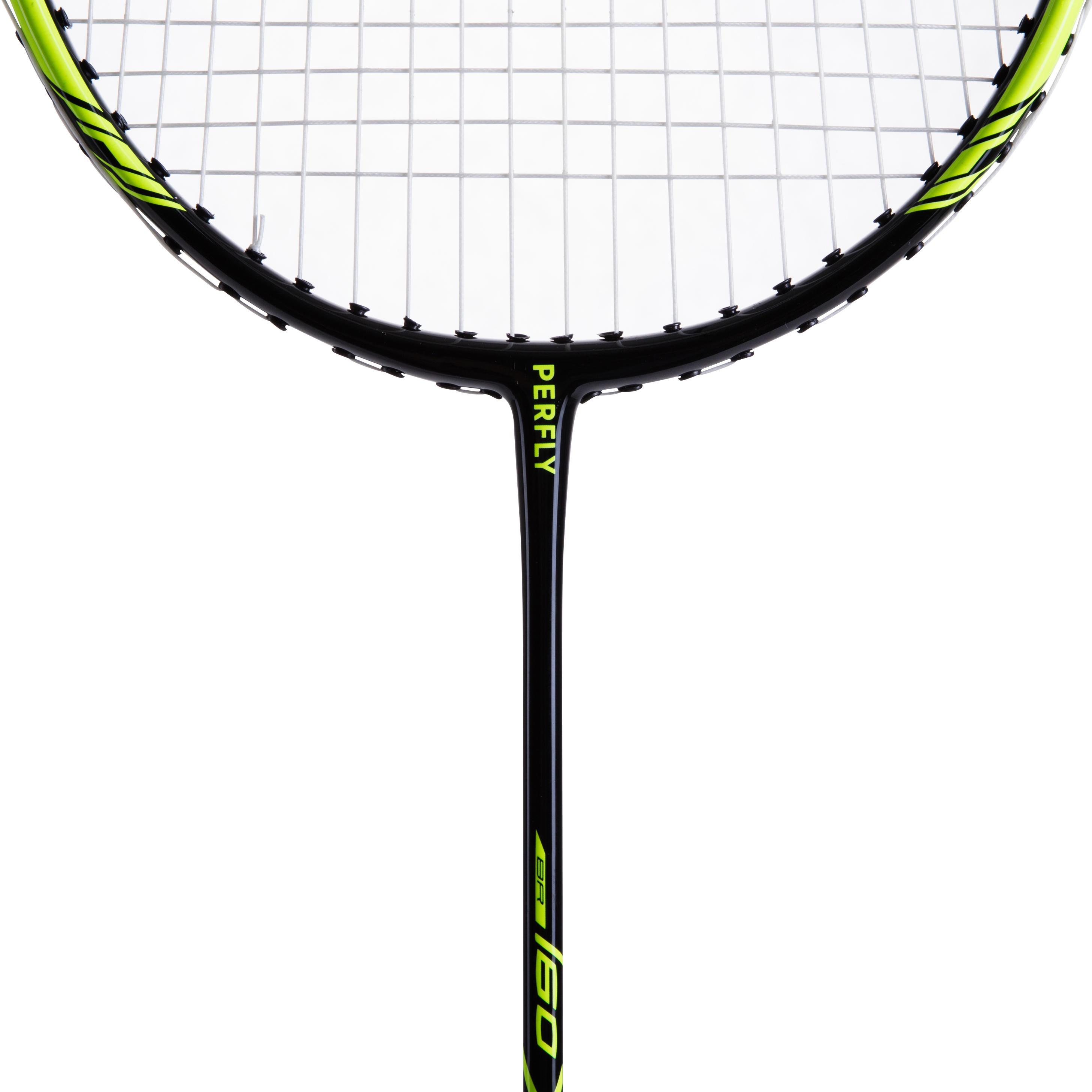 BR160 badminton racquet - Adults - Black, Acid green - Perfly - Decathlon