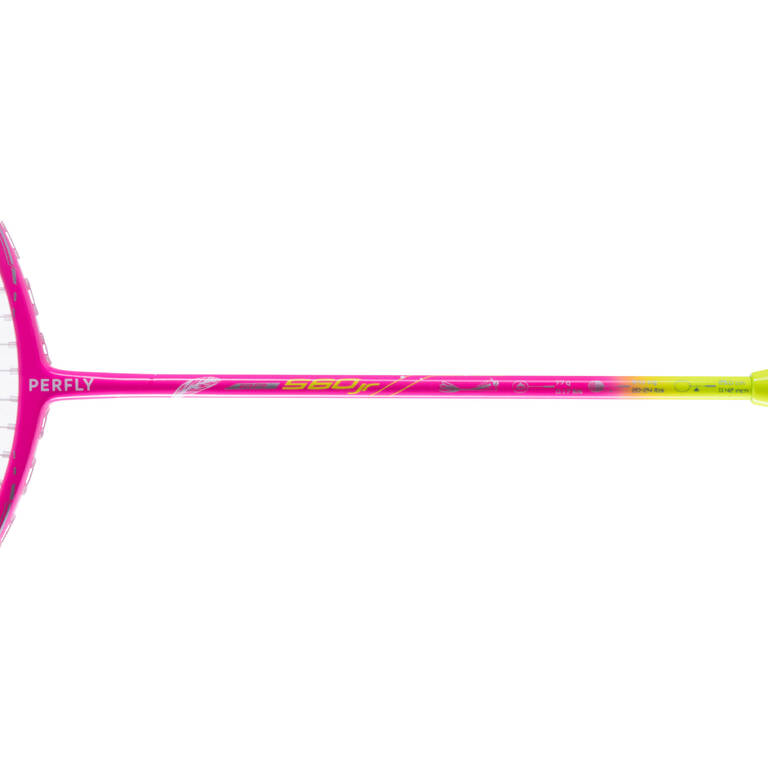 JUNIOR BADMINTON RACKET BR 560 LITE PINK - Decathlon
