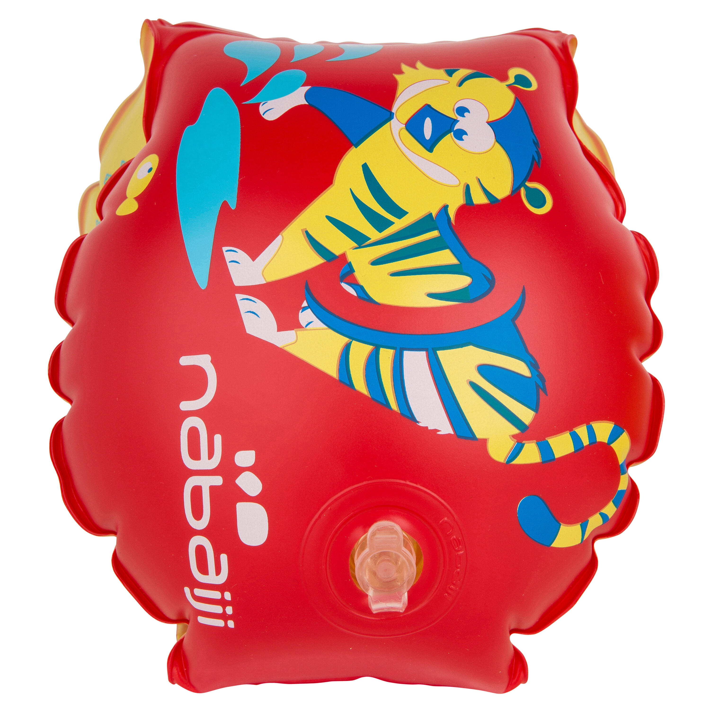 Armbands with Two Inflation Chambers 11-30 kg - "Tiger" Print Red ...