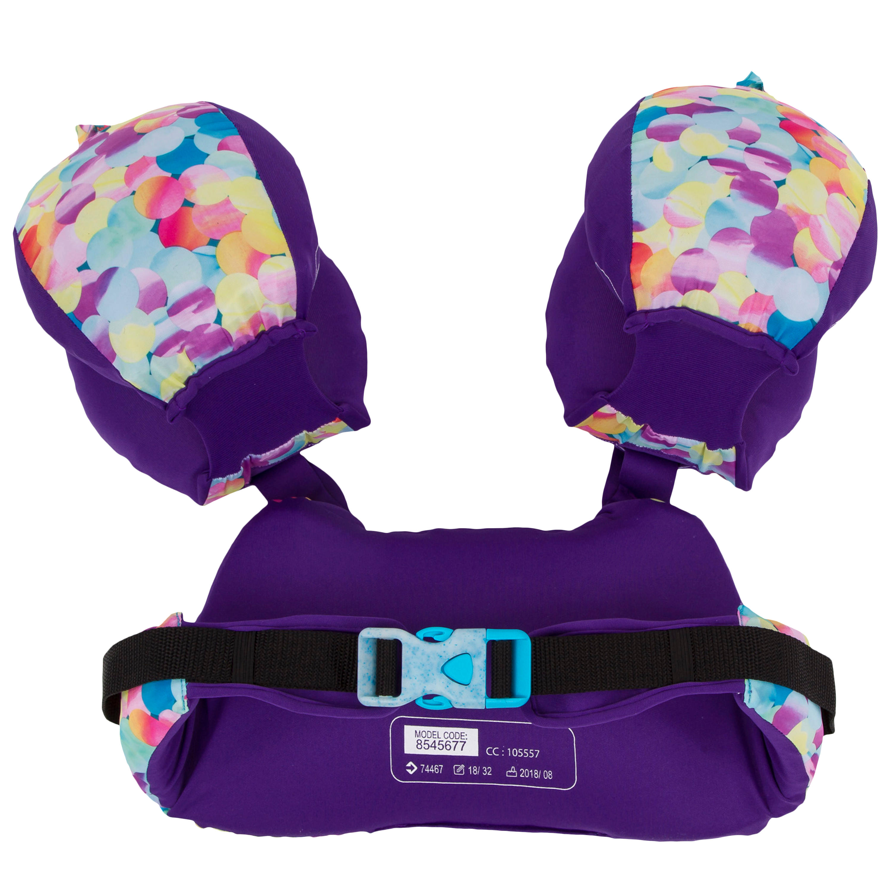 Swimming TISWIM adjustable pool armbands-waistband for kids - blue ...