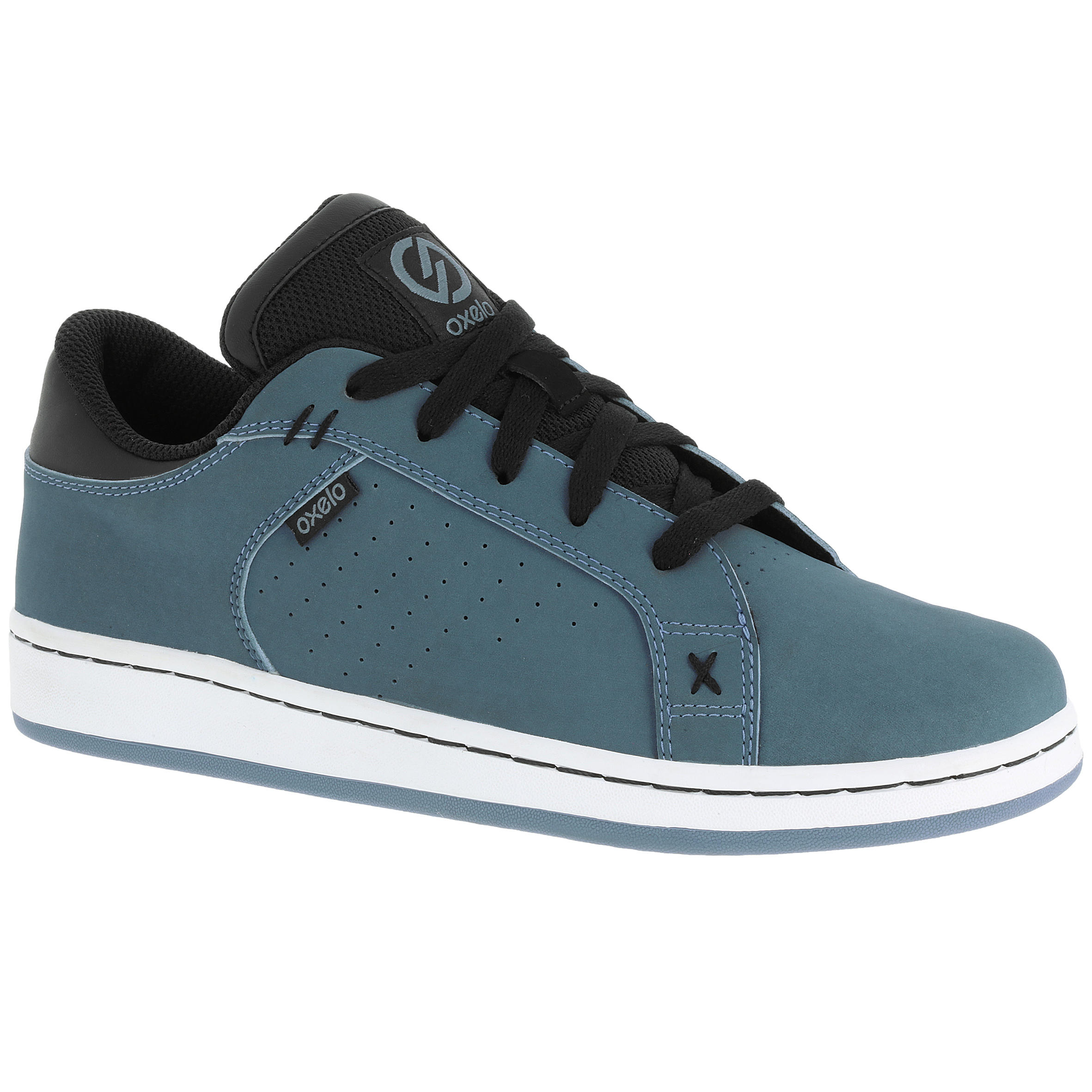 Crush Beginner Kids' Skate Shoes - Blue/Grey - Decathlon
