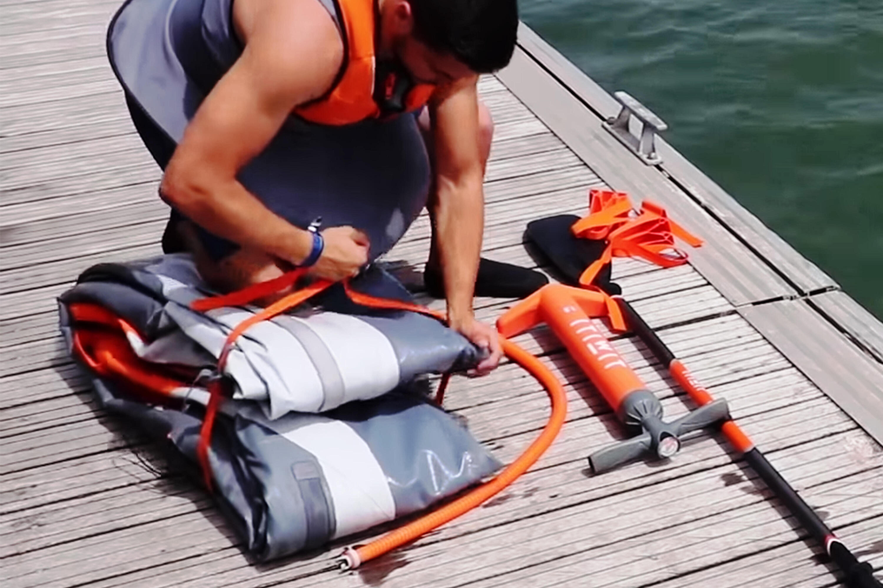 Tightening strap, spare part for the Itiwit X500 inflatable kayak ...