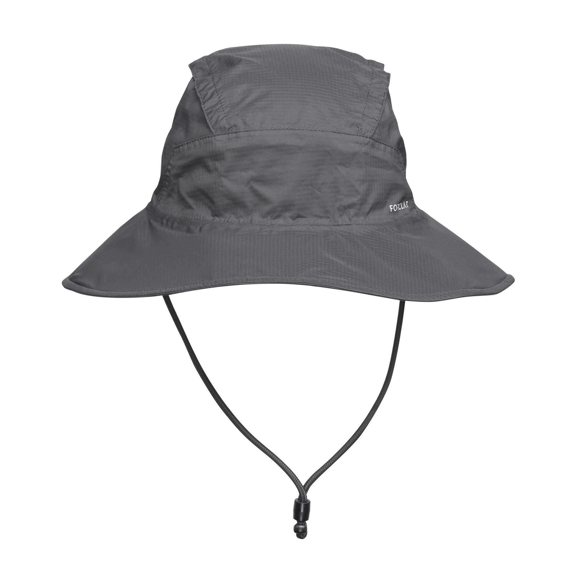 Trekking Waterproof Sun Hat Trek 900 - Dark Grey