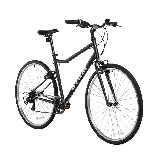 Riverside 100 Hybrid Bike - Matte Black