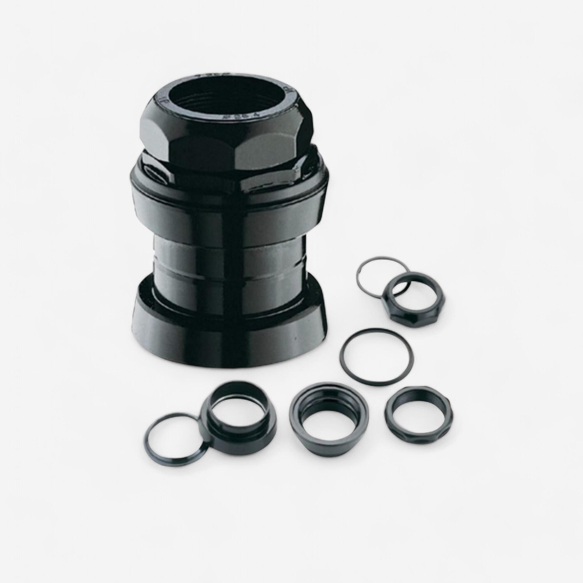 1"1/8 Threaded Headset - Black - Elops - Decathlon