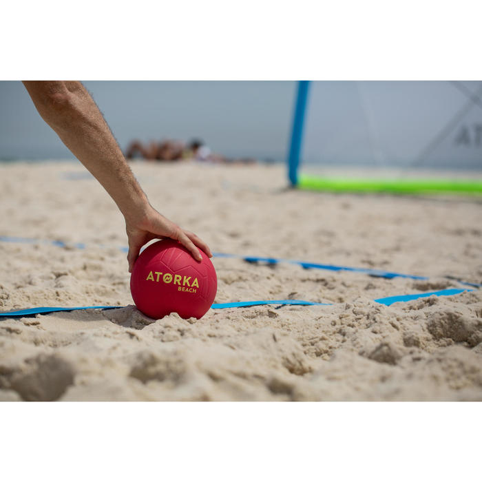 Ballon de beach handball HB500B taille 2 rouge ATORKA | Decathlon