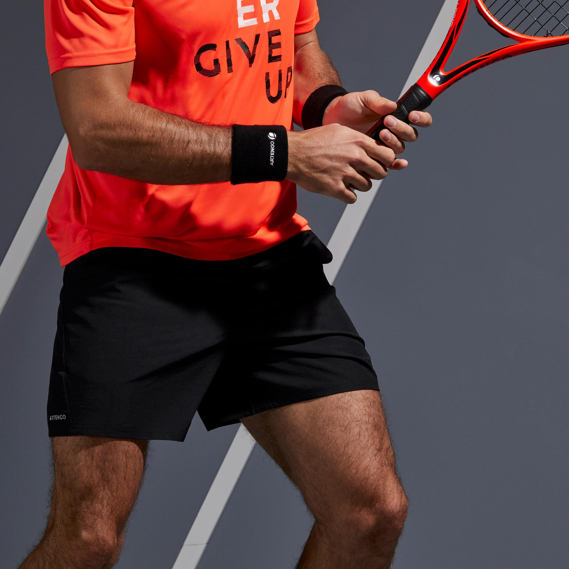 Men's Tennis Shorts Essential - Black