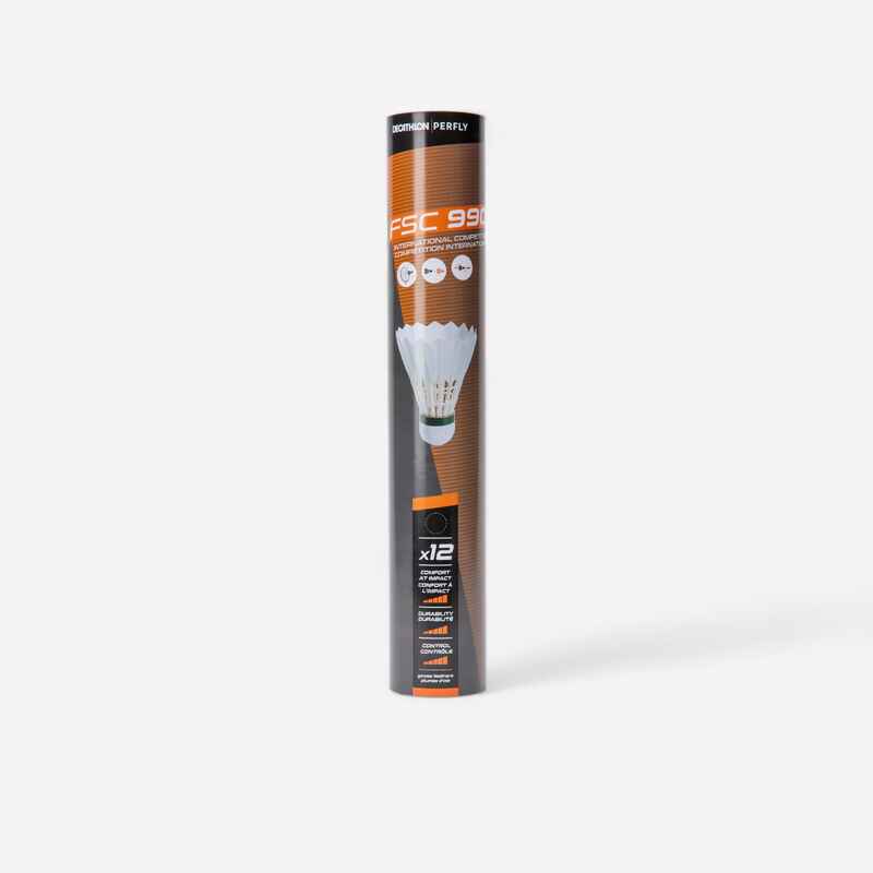 Loptice za badminton FSC930 Speed 76 od perja 12 komada - Decathlon
