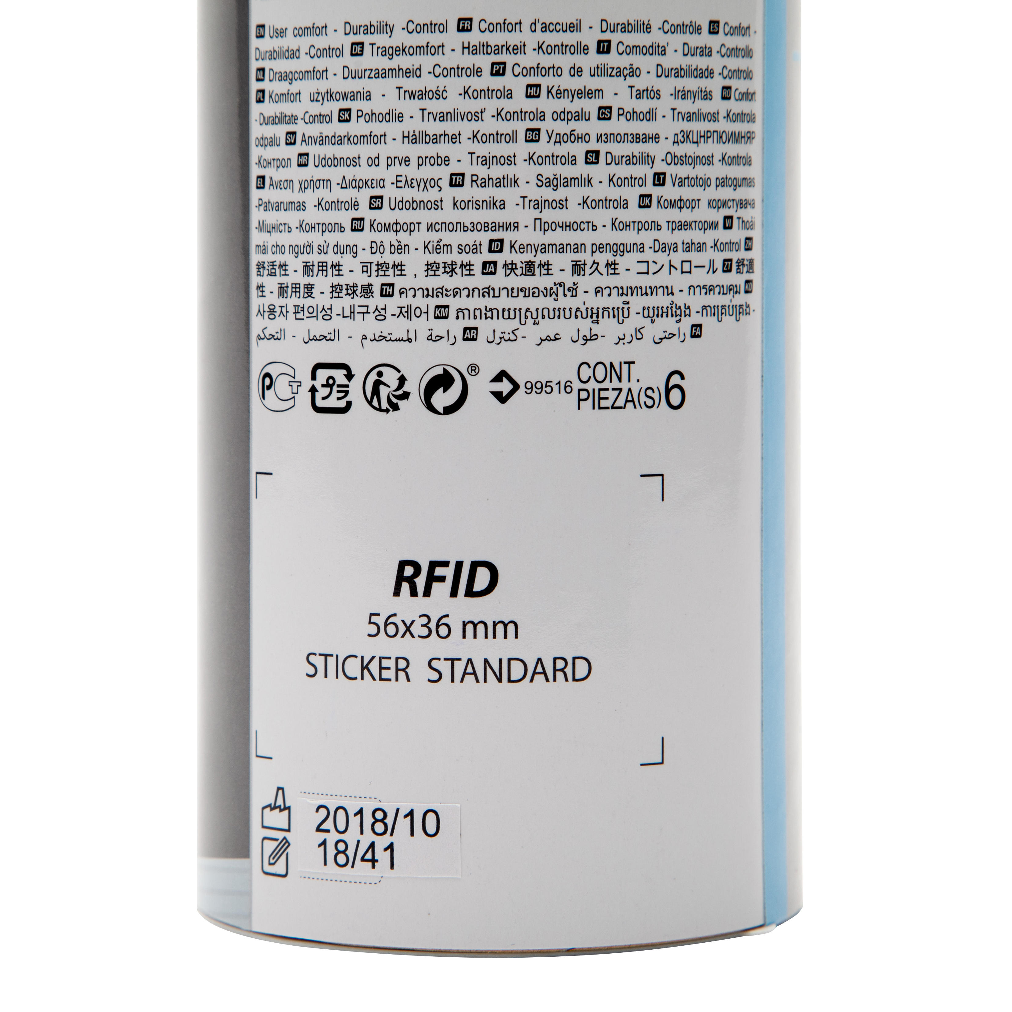 Plastic Badminton Birdie 6-pk - PSC 500 Yellow - Fluo lime yellow ...