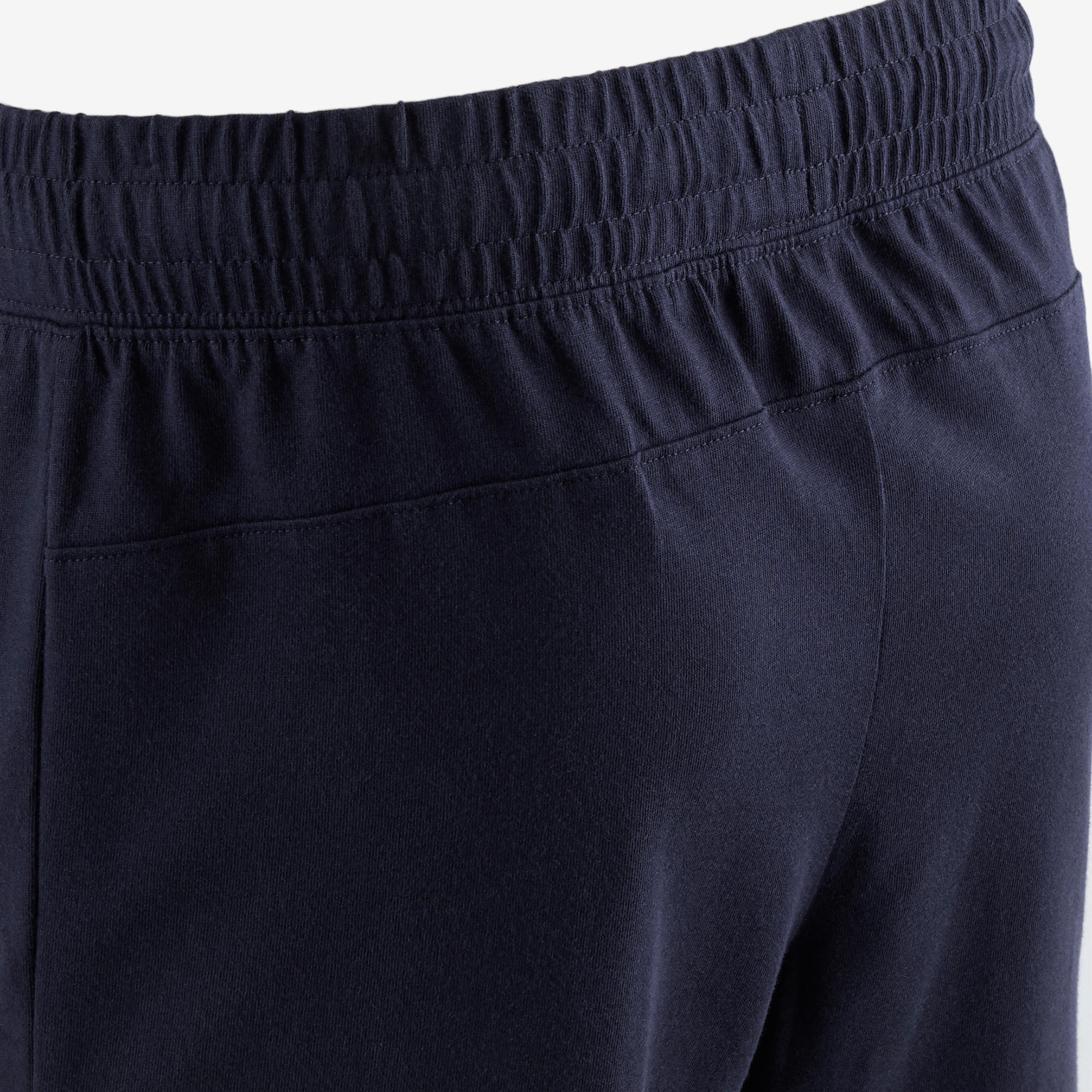 Men's Slim-Fit Long Pilates & Gentle Gym Sport Shorts 520 - Dark Blue ...