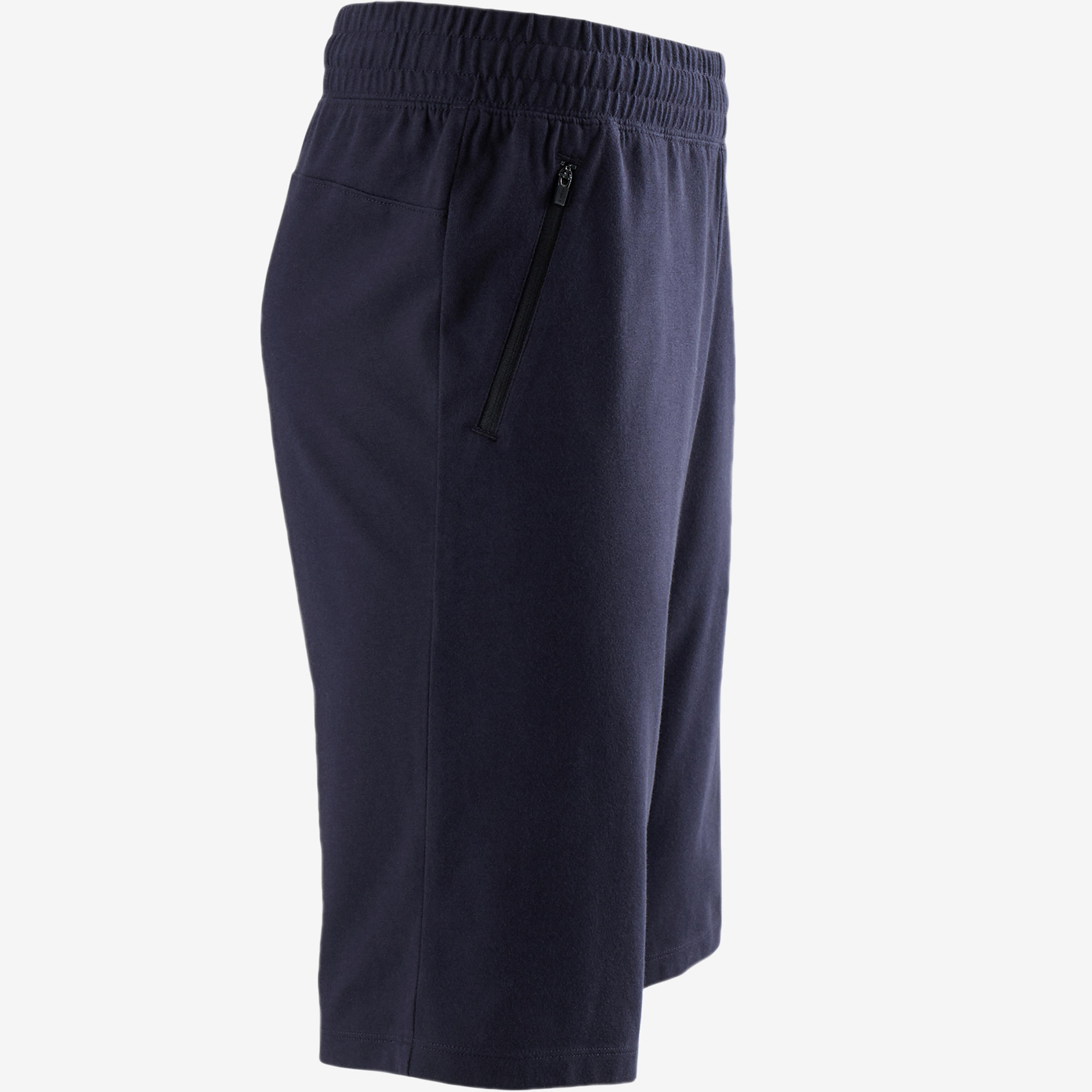 Men's Slim-Fit Long Pilates & Gentle Gym Sport Shorts 520 - Dark Blue ...