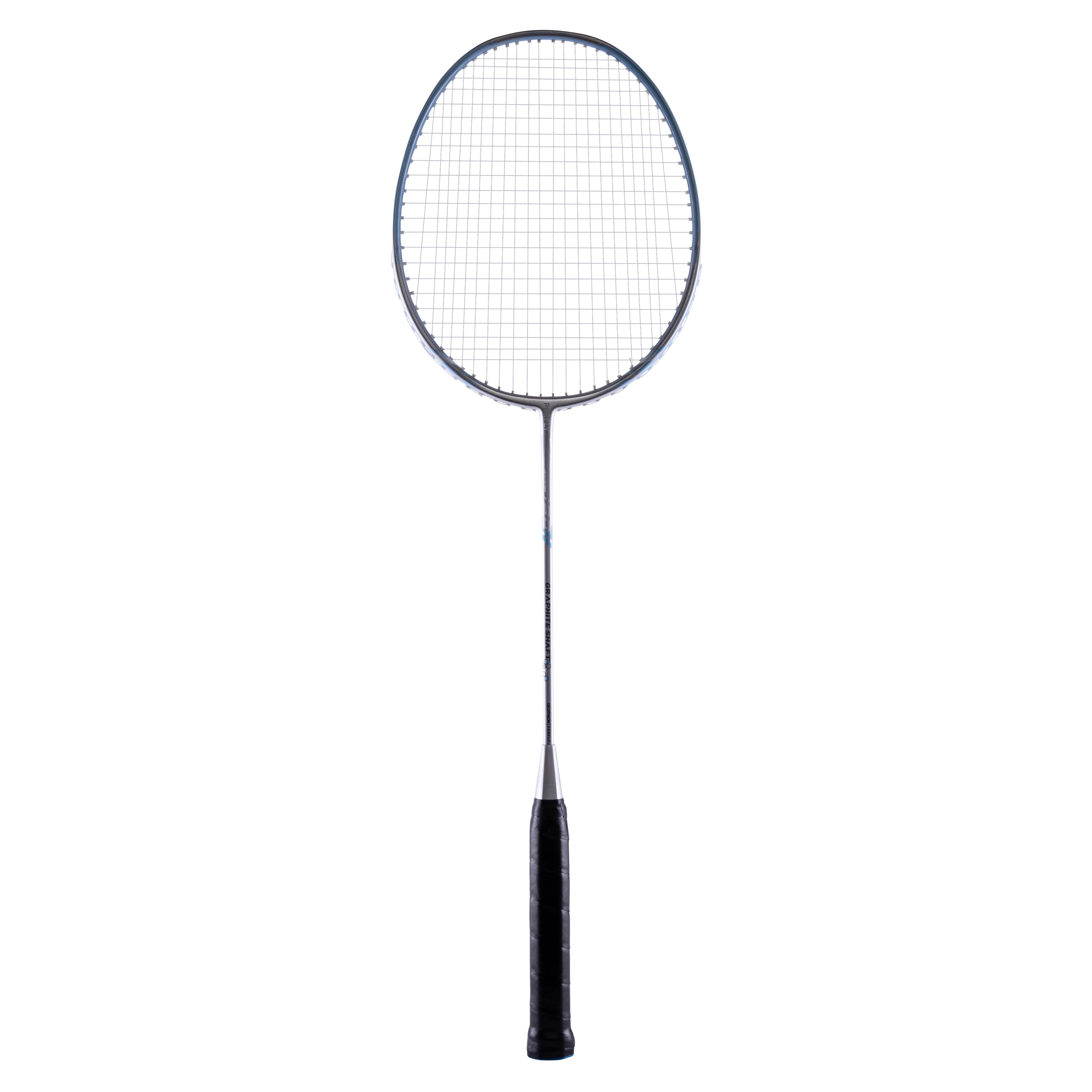 ADULT BADMINTON RACKET BR 190 SILVER BLUE - Decathlon