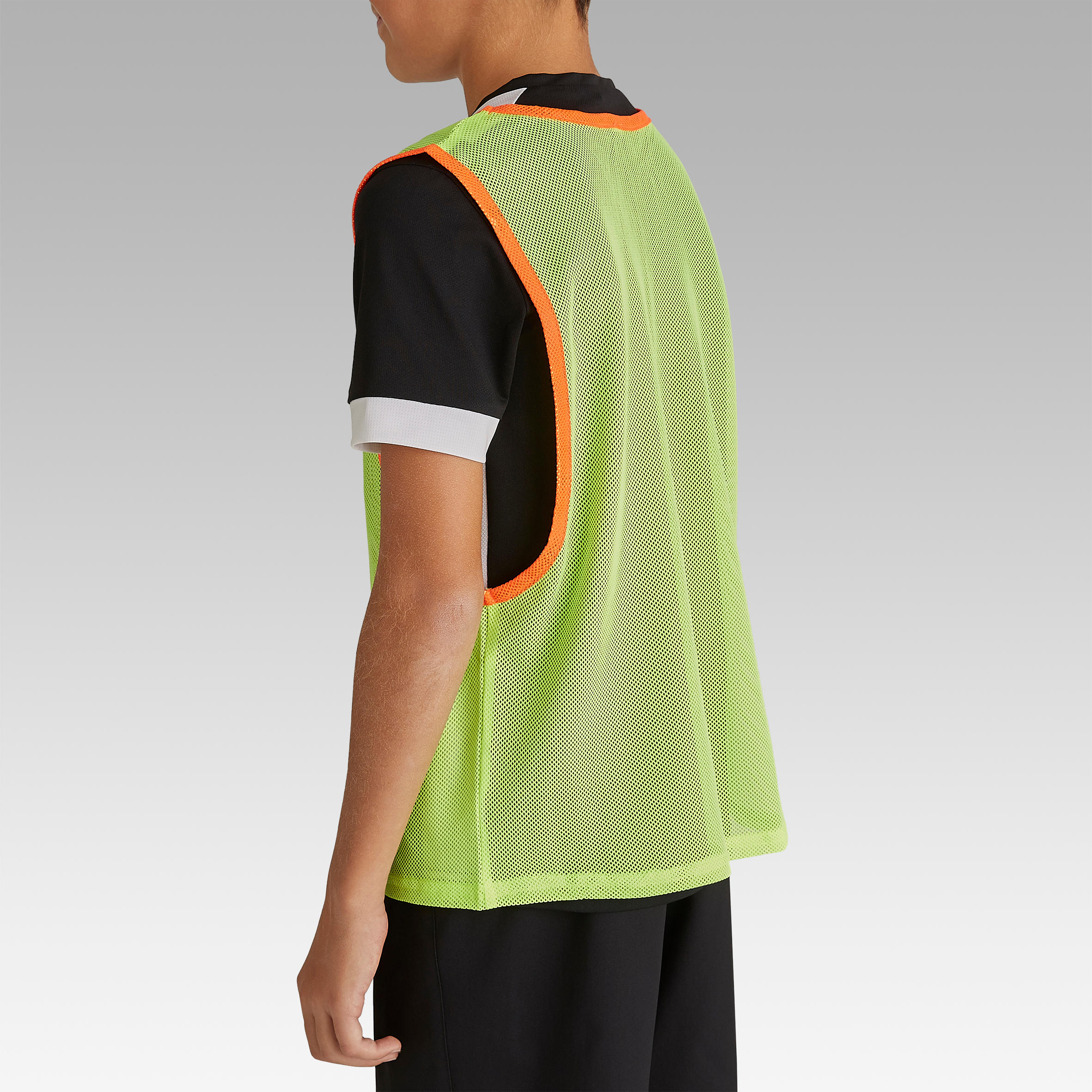 Team Sports Bib - Kids - Fluo lime yellow - Kipsta - Decathlon