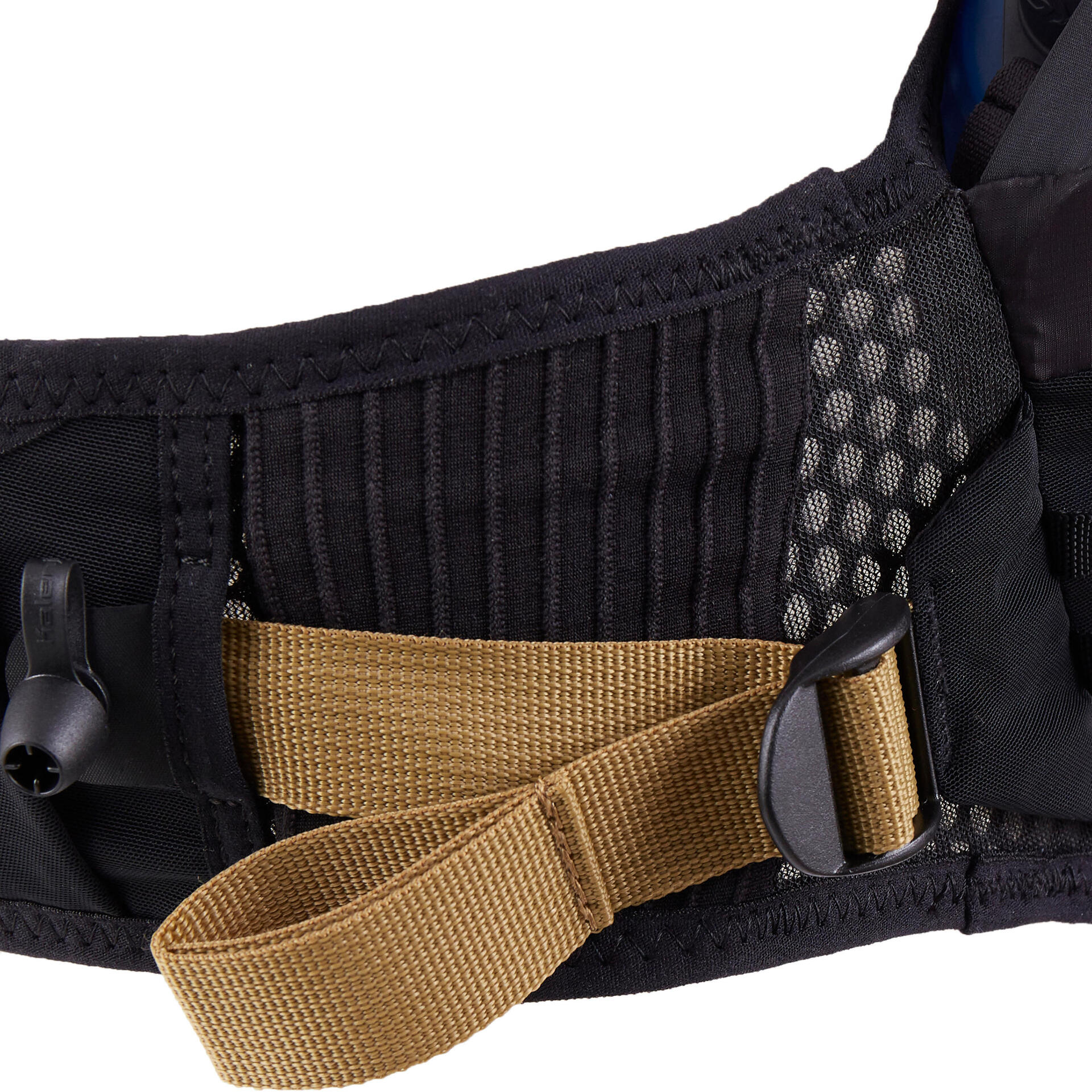 TRAIL RUNNING HYDRATION BELT 2 X 500 ML SOFT FLASK - BLACK/BRONZE