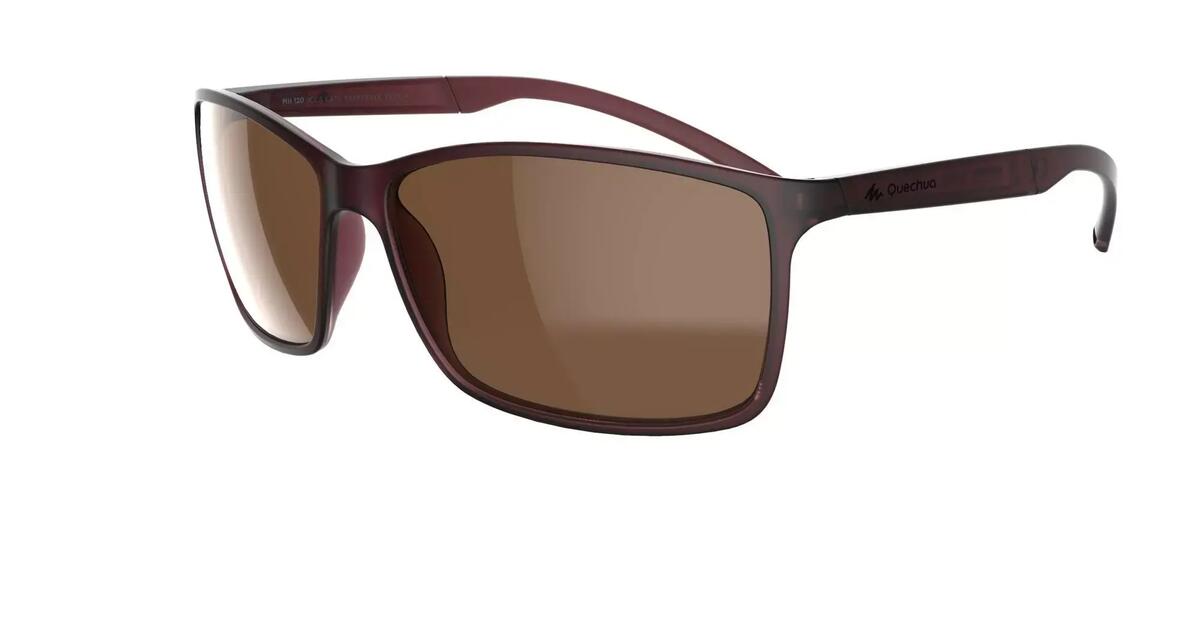 QUECHUA CATEGORY 3 MH 120 HIKING SUNGLASSES - PURPLE