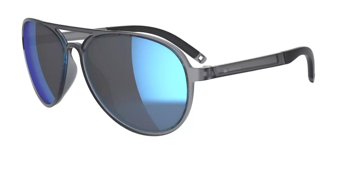 QUECHUA MH 120A GREY ADULT CATEGORY 3 HIKING SUNGLASSES